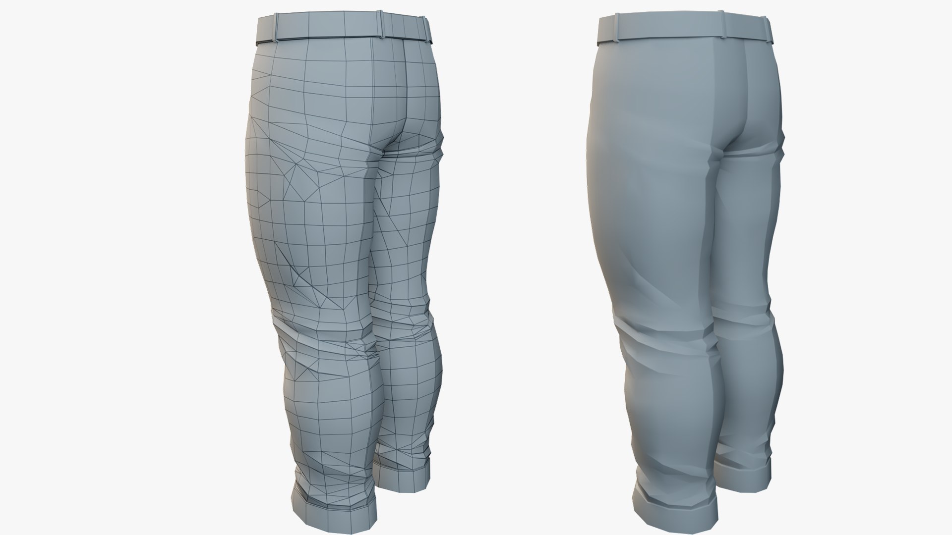 Stylize Pant Base Model 3D Model - TurboSquid 2153366