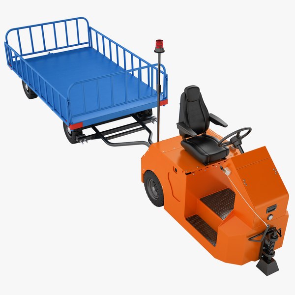 3D Electric Industrial Tugger 16 - TurboSquid 1743595