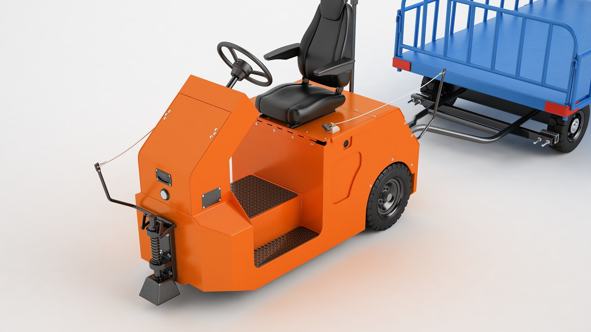 3D Electric Industrial Tugger 16 - TurboSquid 1743595