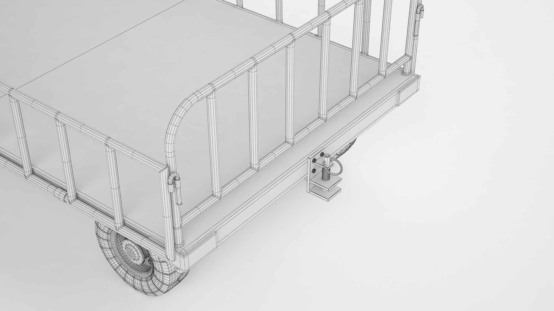 3D Electric Industrial Tugger 16 - TurboSquid 1743595