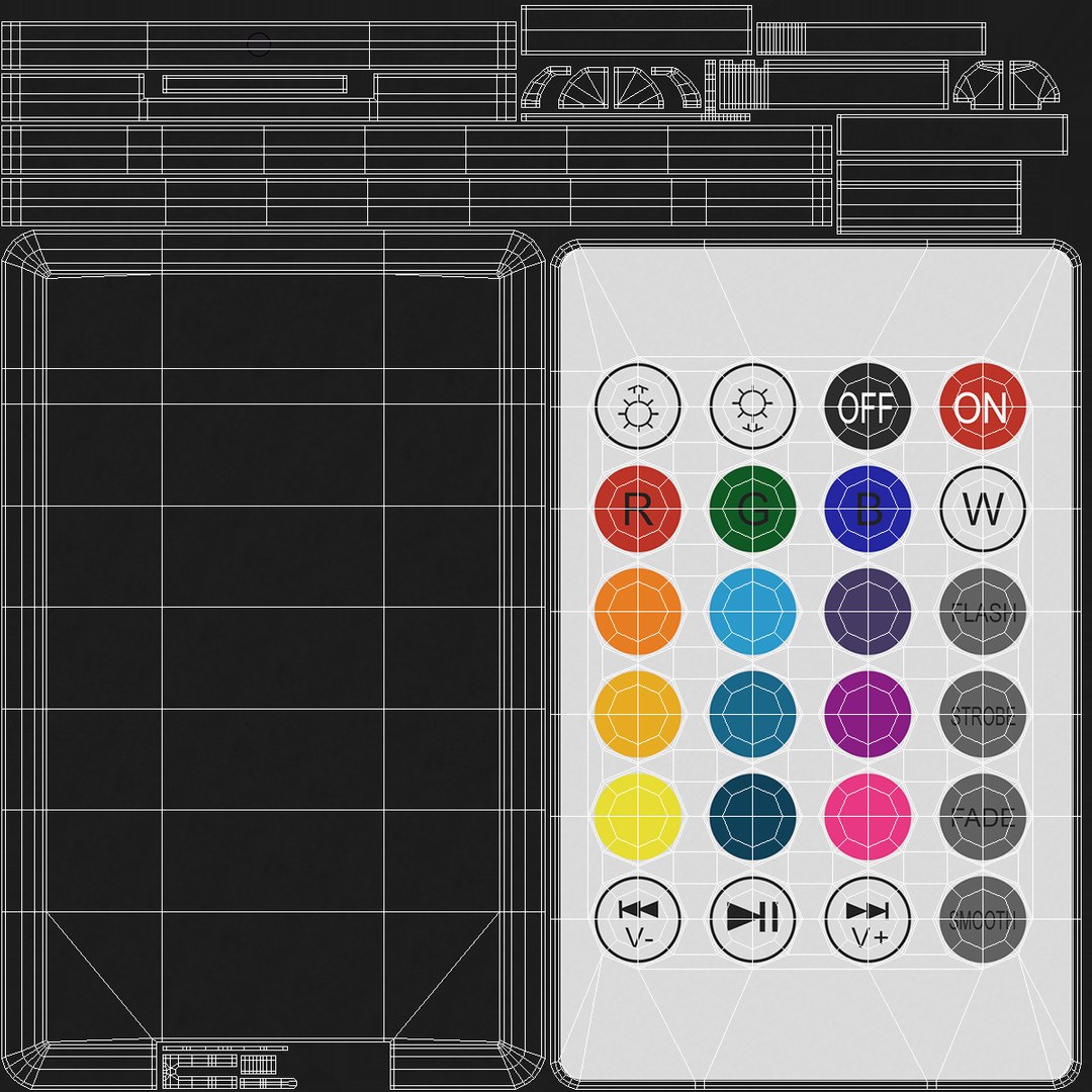 Smart Bulb Remote Control 3D - TurboSquid 1925916