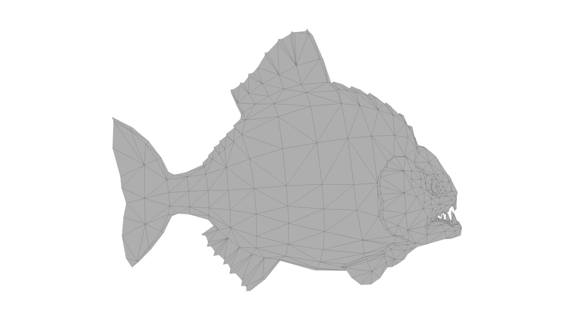 Piranha Fish Model - TurboSquid 2002645