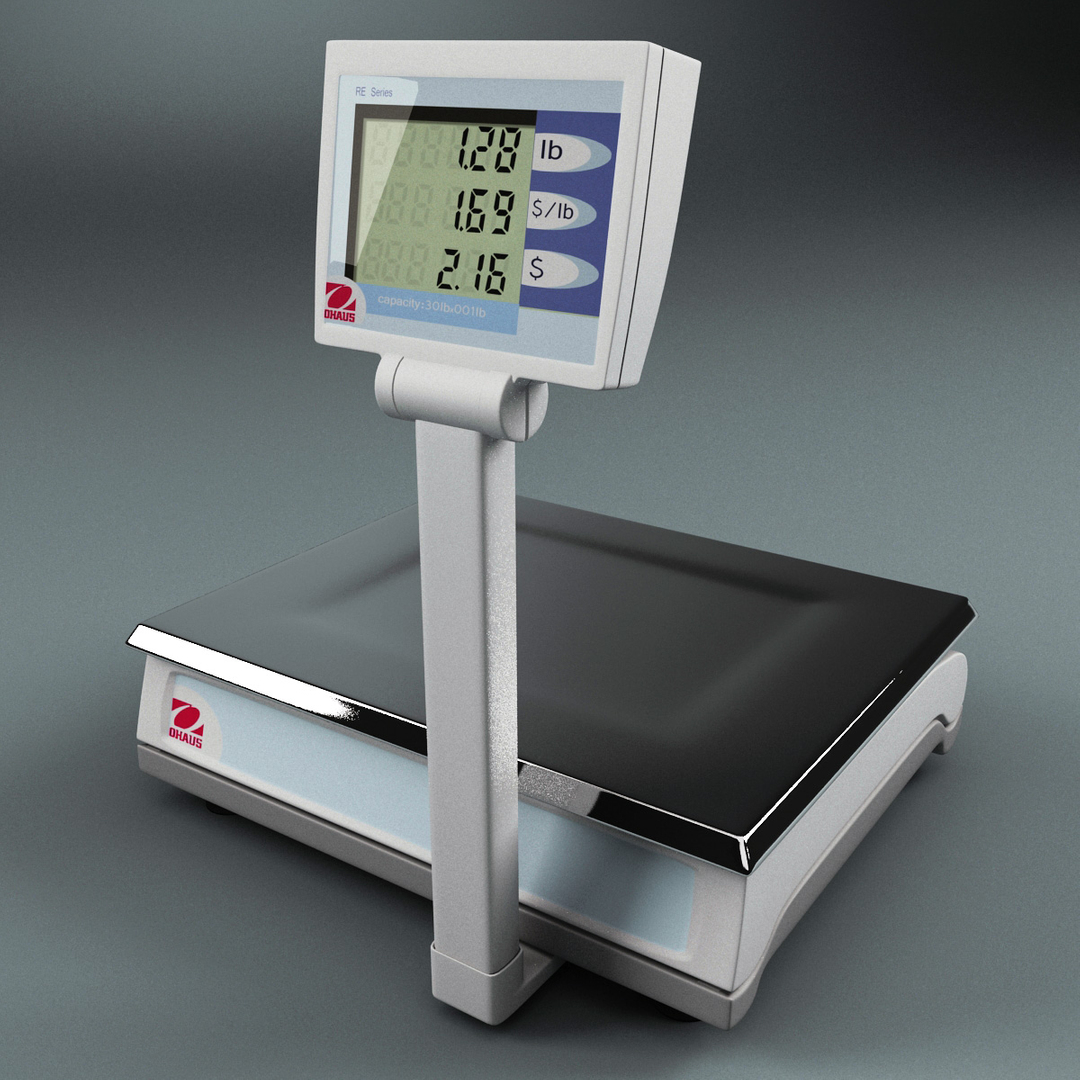 3d computing weighing scale