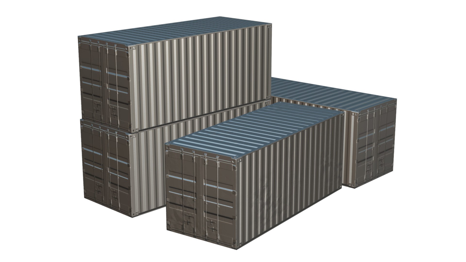 Free 3D Shipping Containers - TurboSquid 2203357