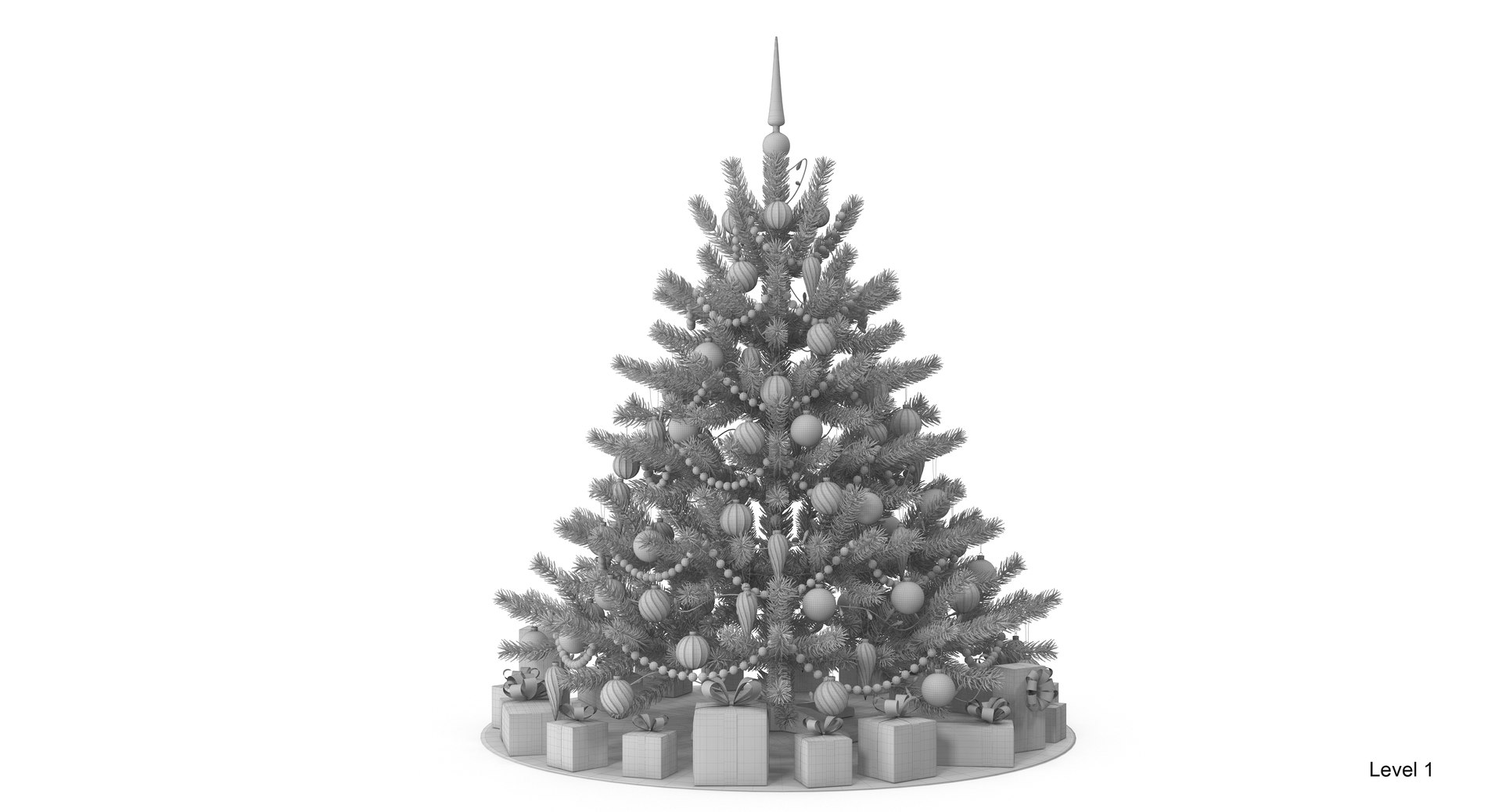 3d Christmas Tree Model