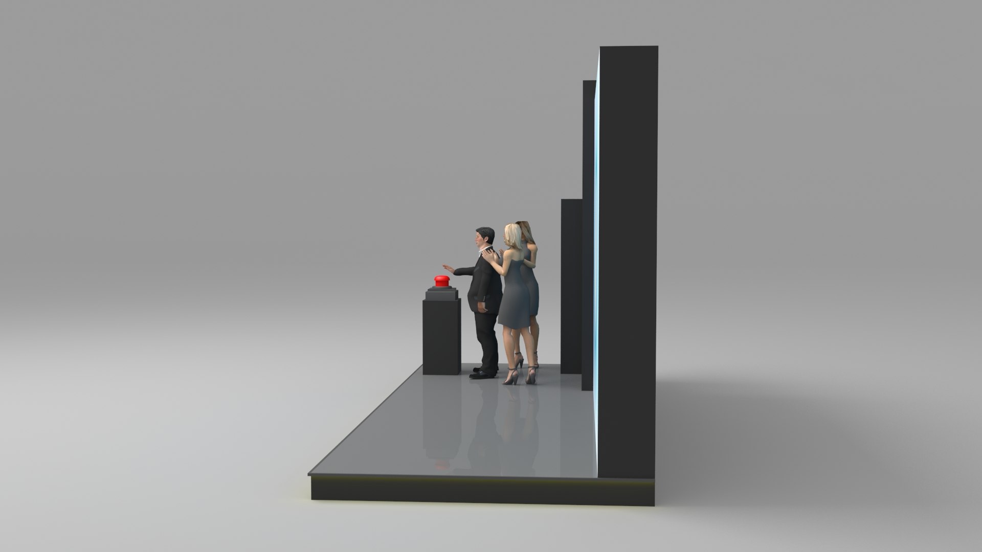 Launching Procession Stage 3D Model - TurboSquid 1581910