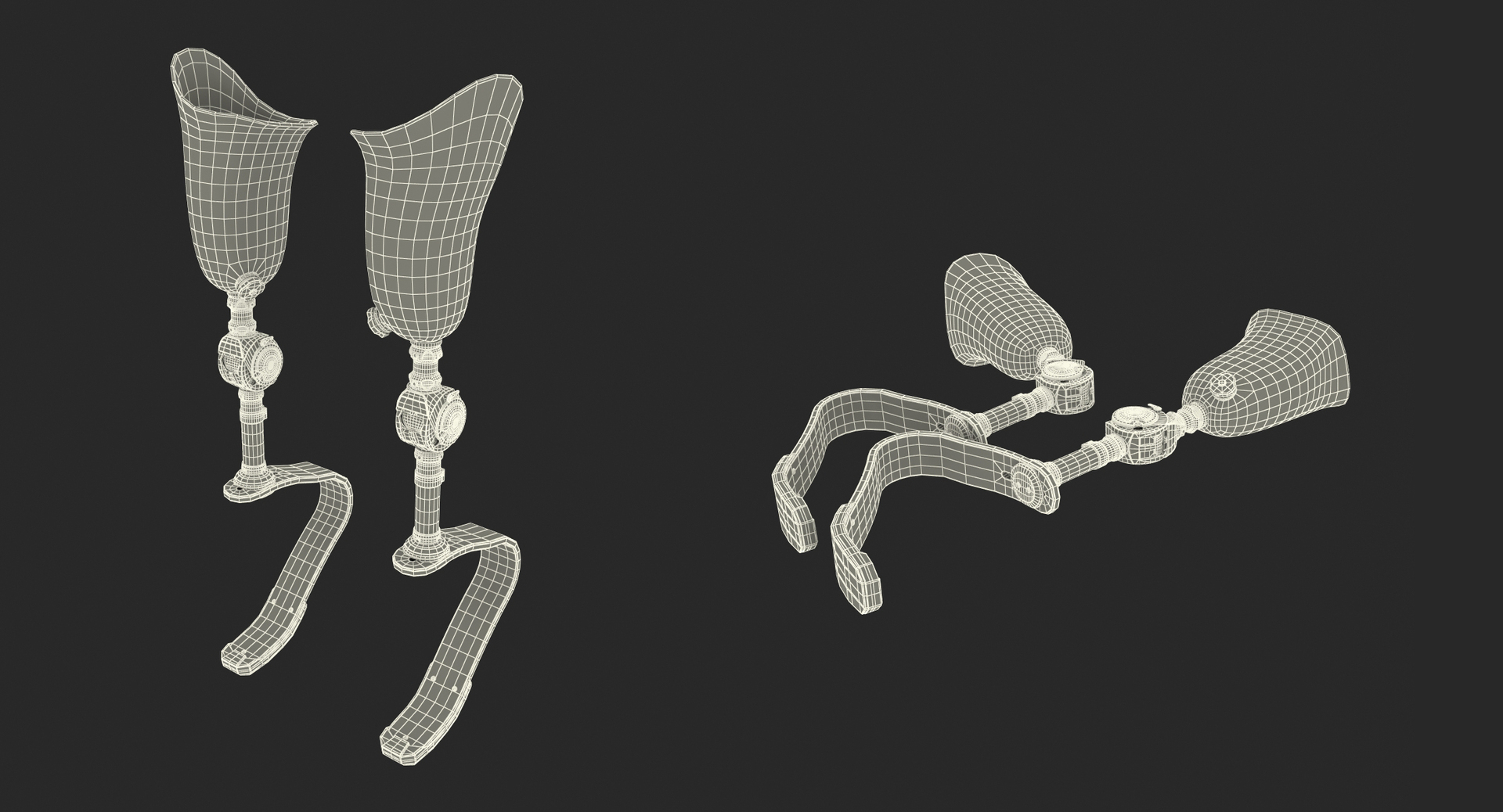 Prosthetic Legs Athletes 3D Model - TurboSquid 1297473