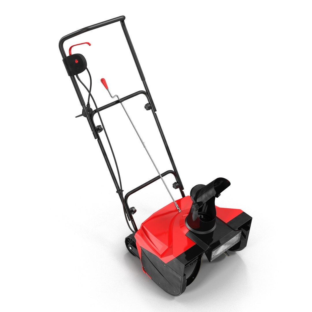 Electric Snow Blower 3d Model