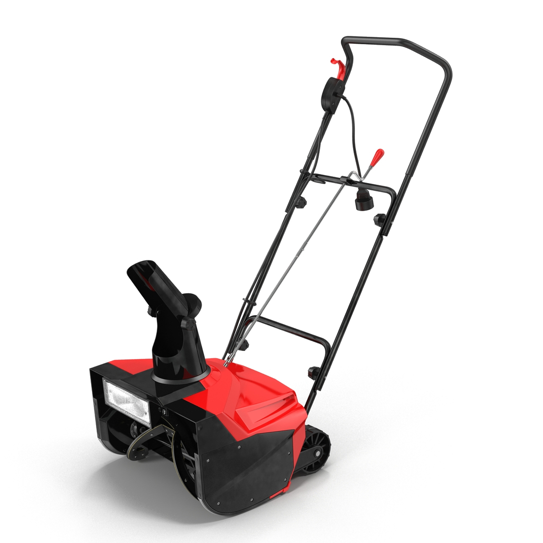 Electric Snow Blower 3d Model