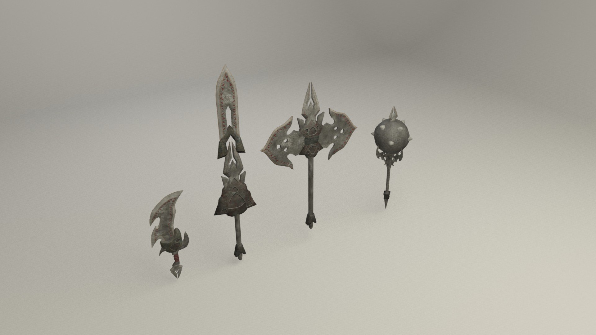3D Bladed Weapons Model - TurboSquid 2006236