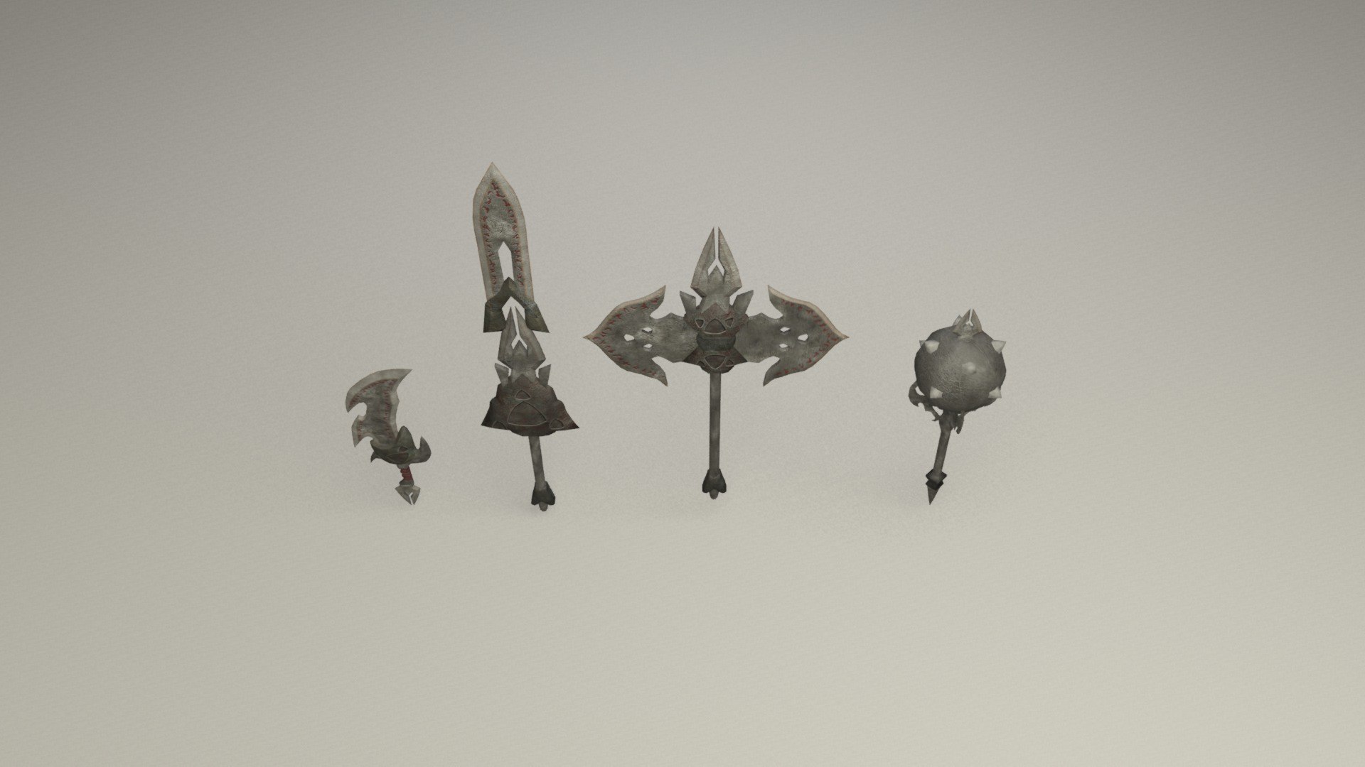 3D Bladed Weapons Model - TurboSquid 2006236