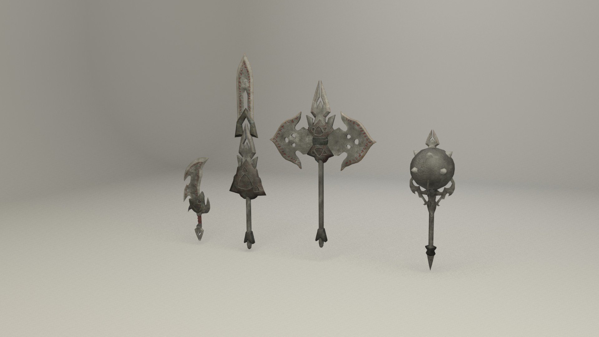 3D Bladed Weapons Model - TurboSquid 2006236