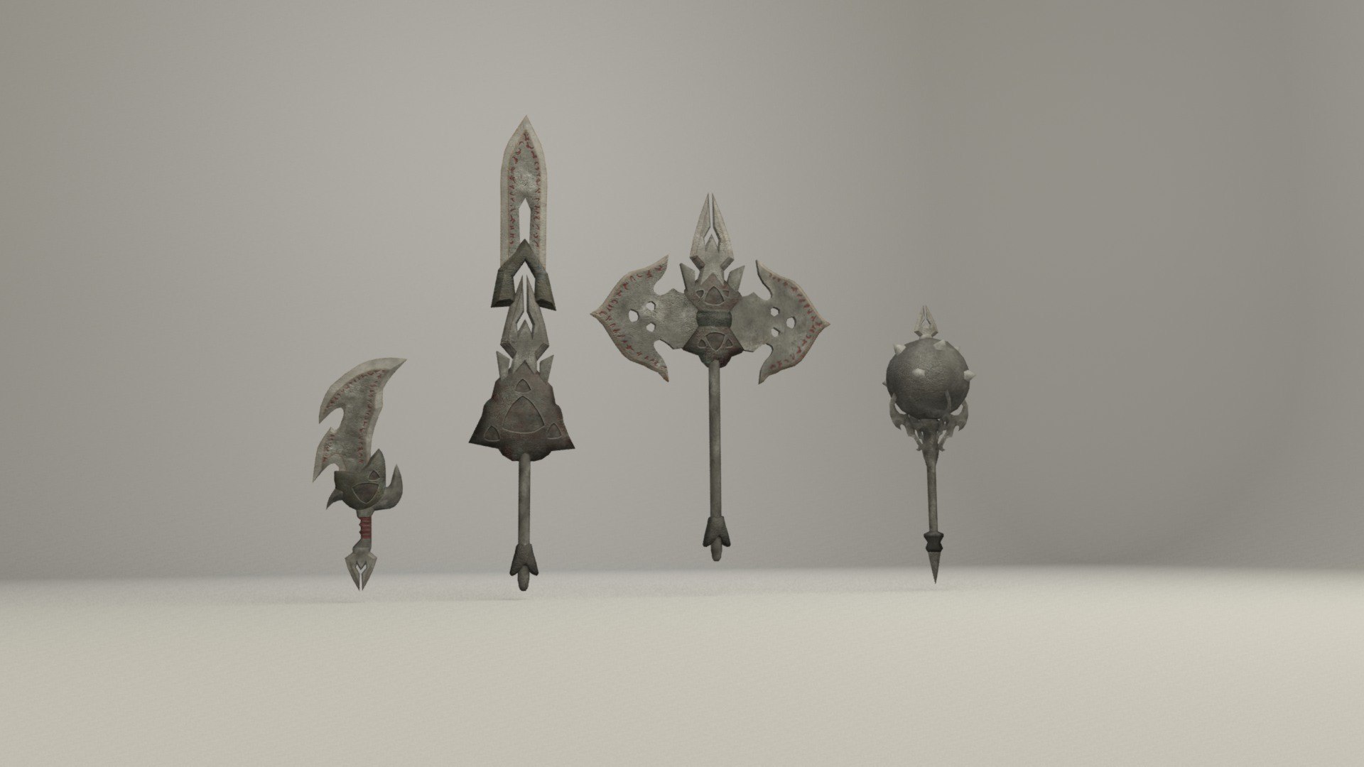 3D Bladed Weapons Model - TurboSquid 2006236