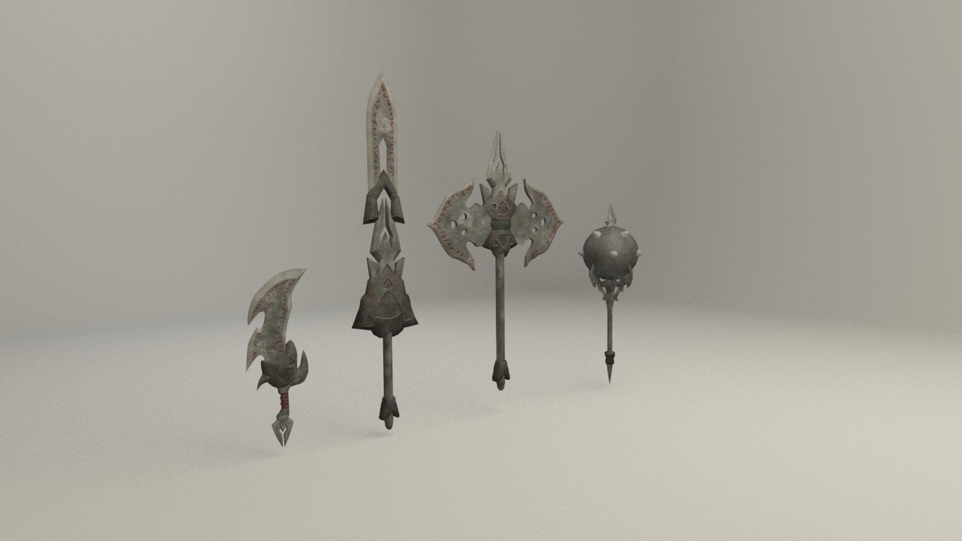 3D Bladed Weapons Model - TurboSquid 2006236