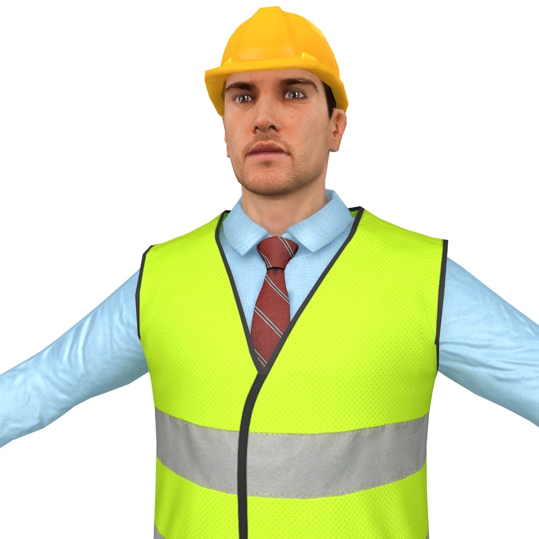 Engineer Man Helmet Model - TurboSquid 1277291
