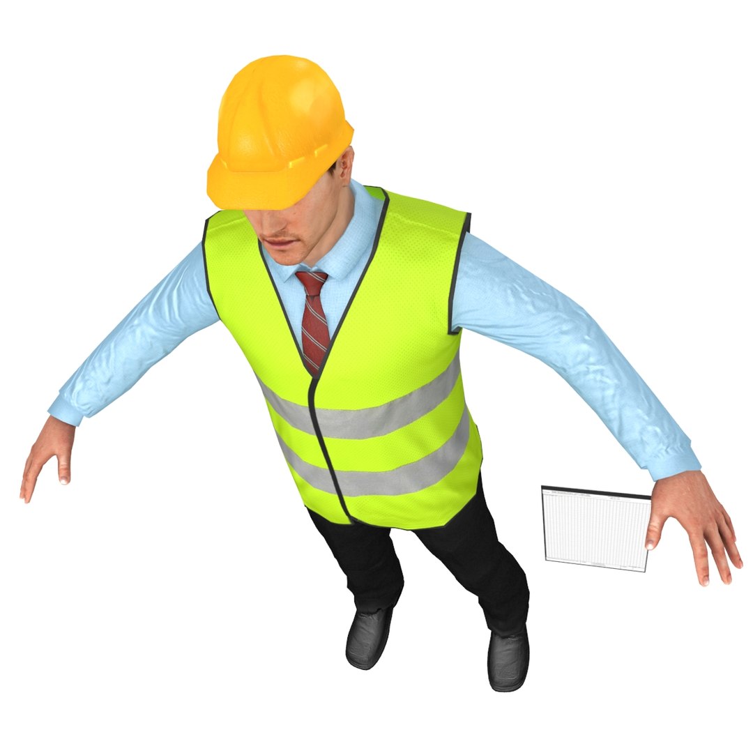 Engineer man helmet model - TurboSquid 1277291