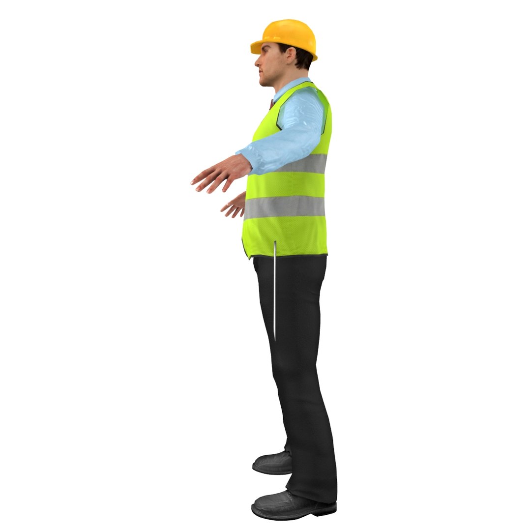 Engineer Man Helmet Model - TurboSquid 1277291