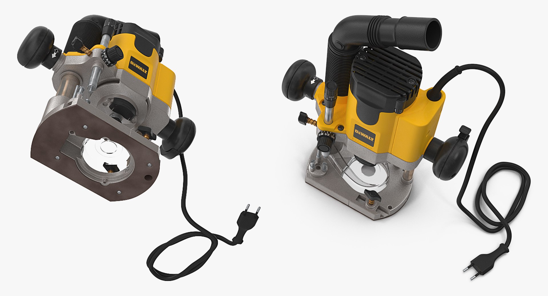 3D Model Plunge Router Dewalt Dw621 - TurboSquid 1281013