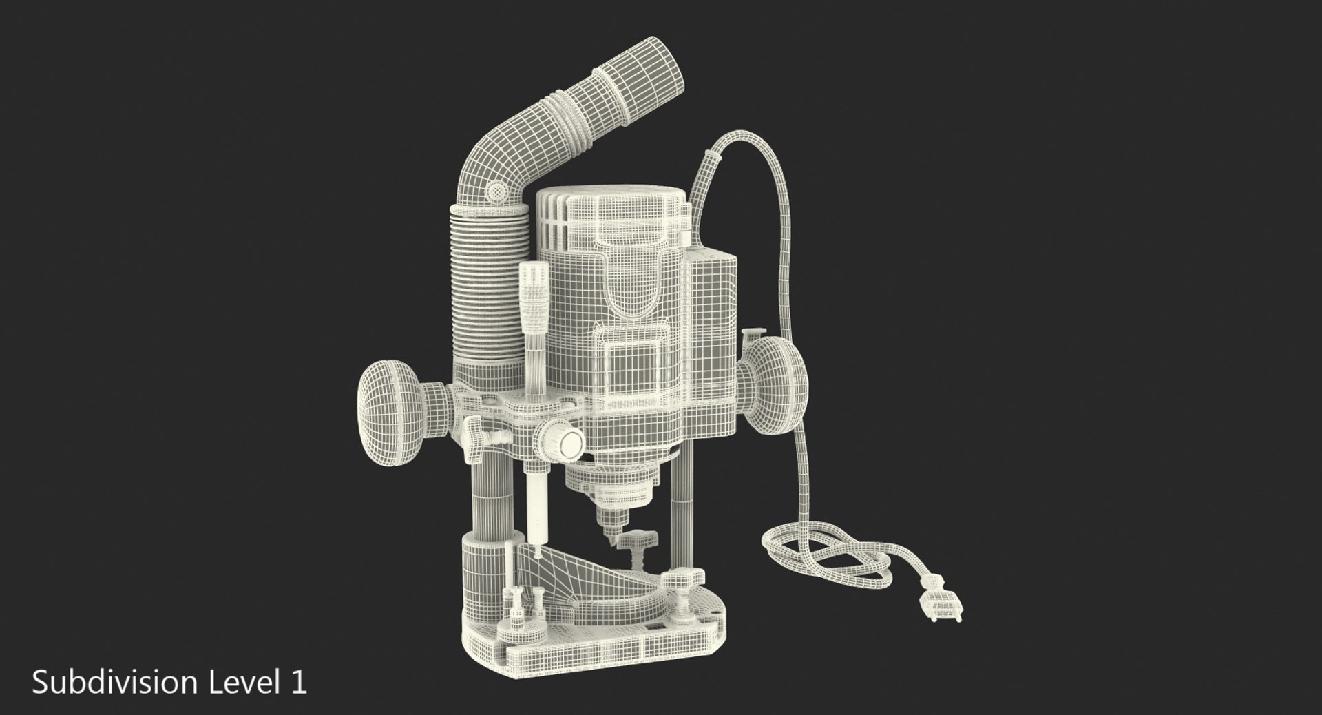 3D Model Plunge Router Dewalt Dw621 - TurboSquid 1281013