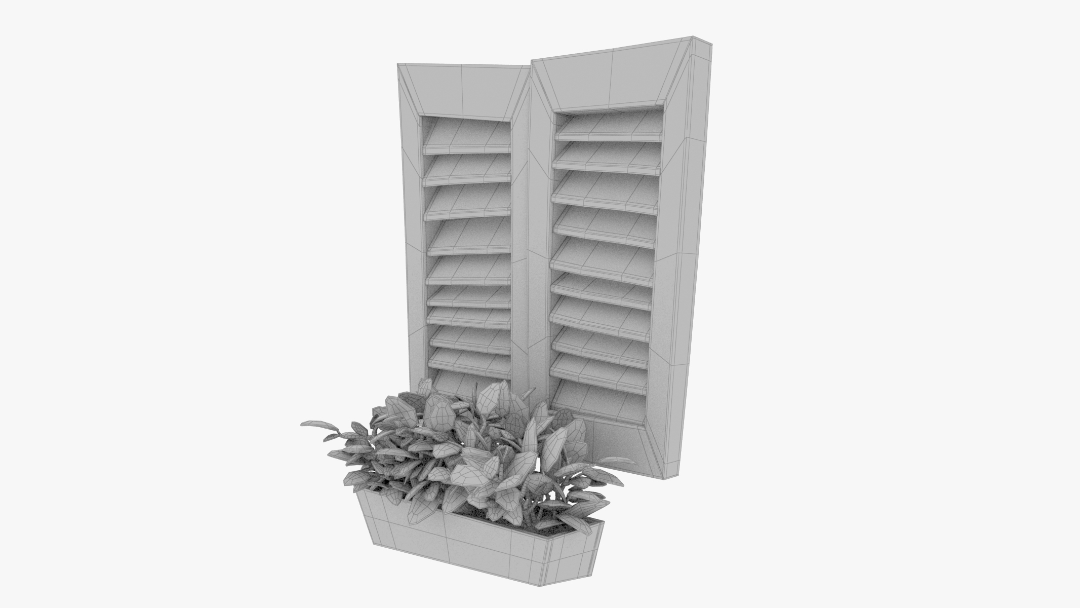 Stylized window 3D - TurboSquid 1687113