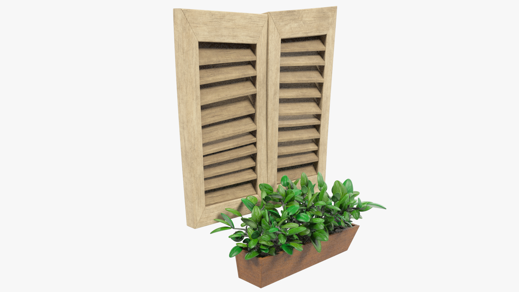 Stylized window 3D - TurboSquid 1687113