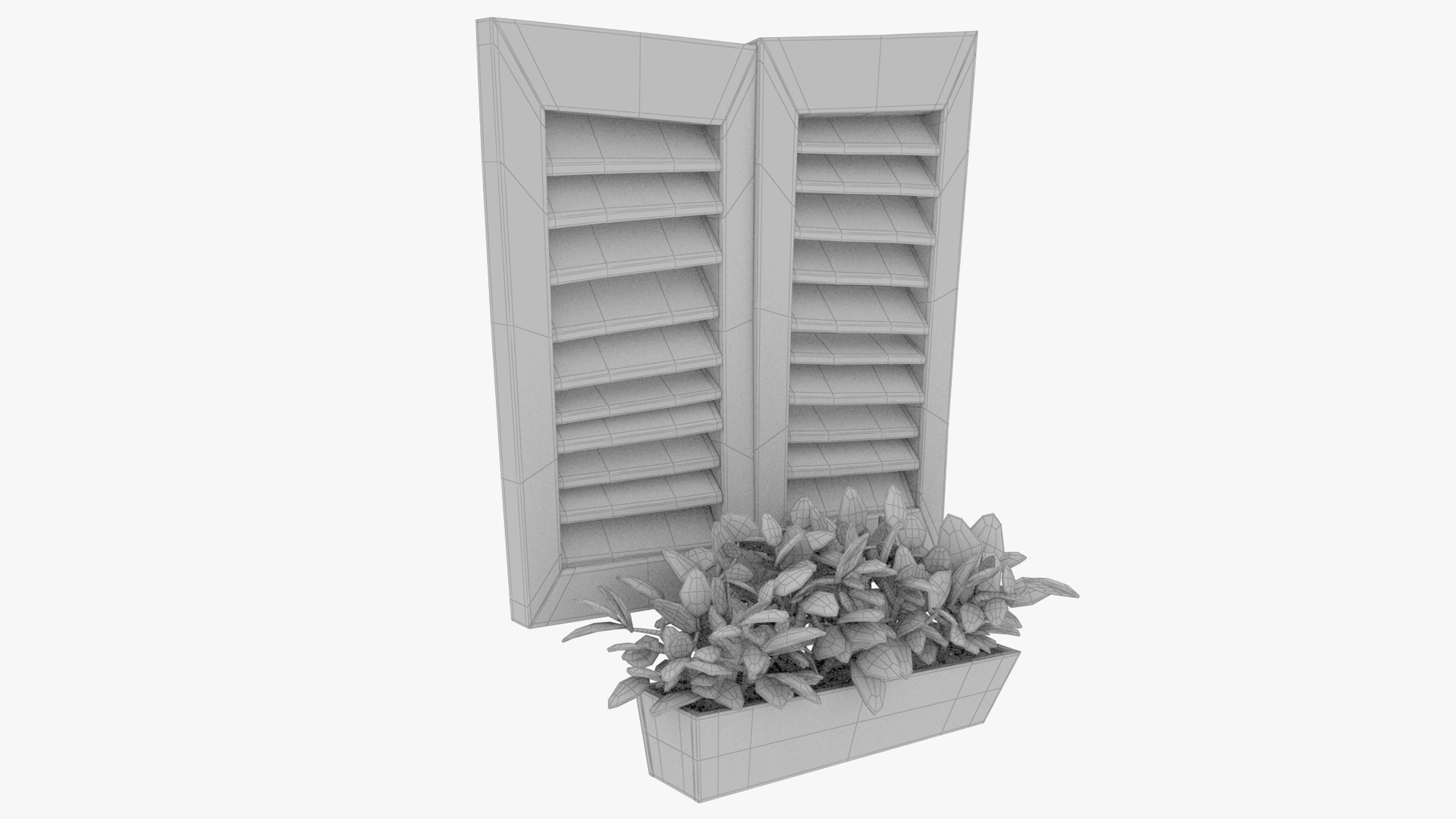 Stylized window 3D - TurboSquid 1687113