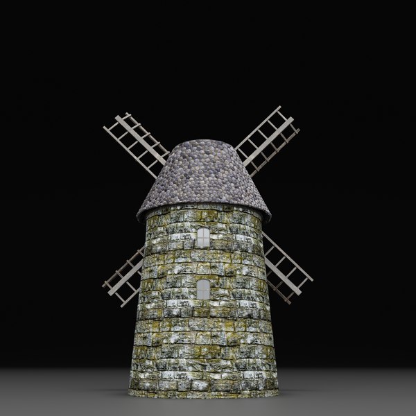 3D Old Windmill - TurboSquid 2047316