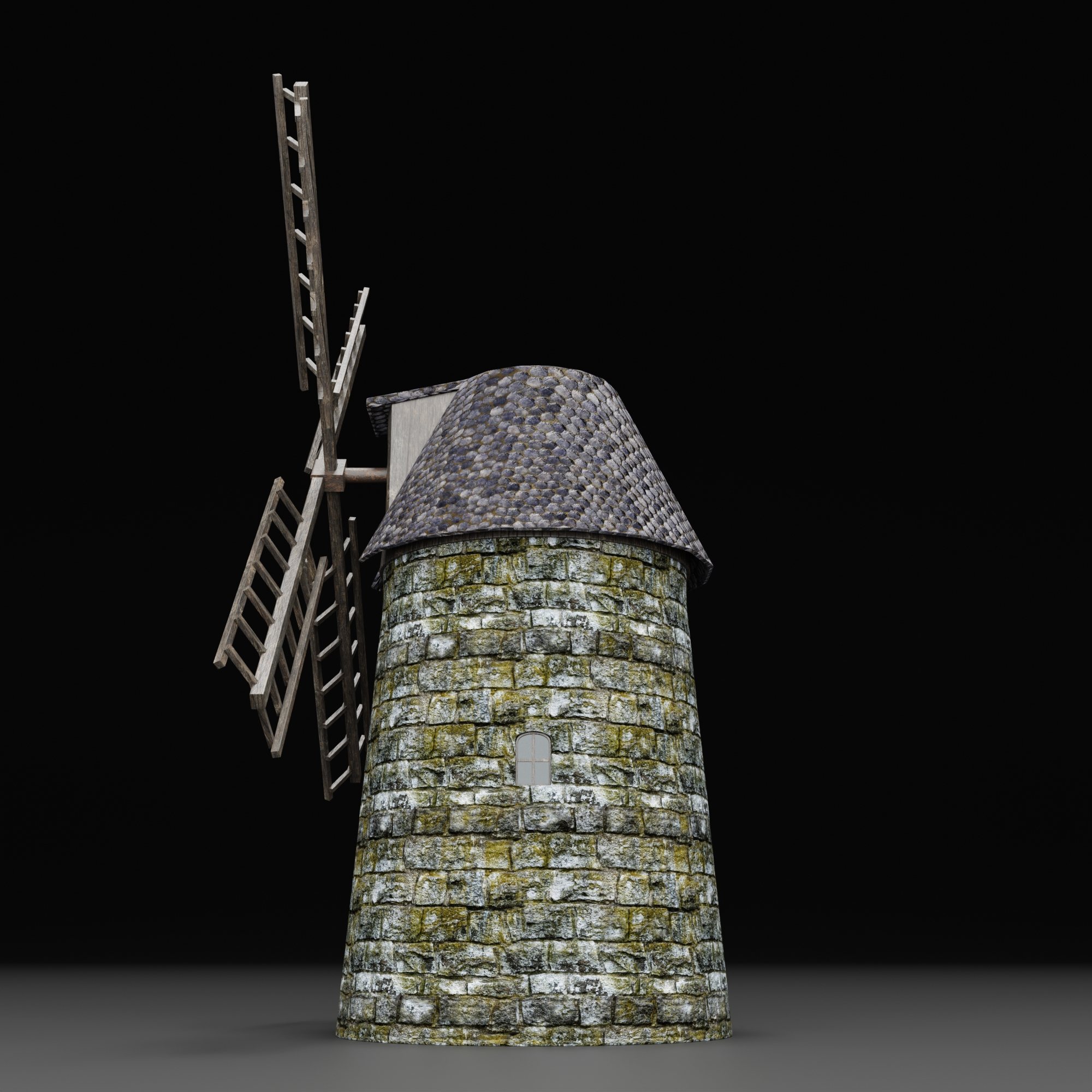 3D Old Windmill - TurboSquid 2047316