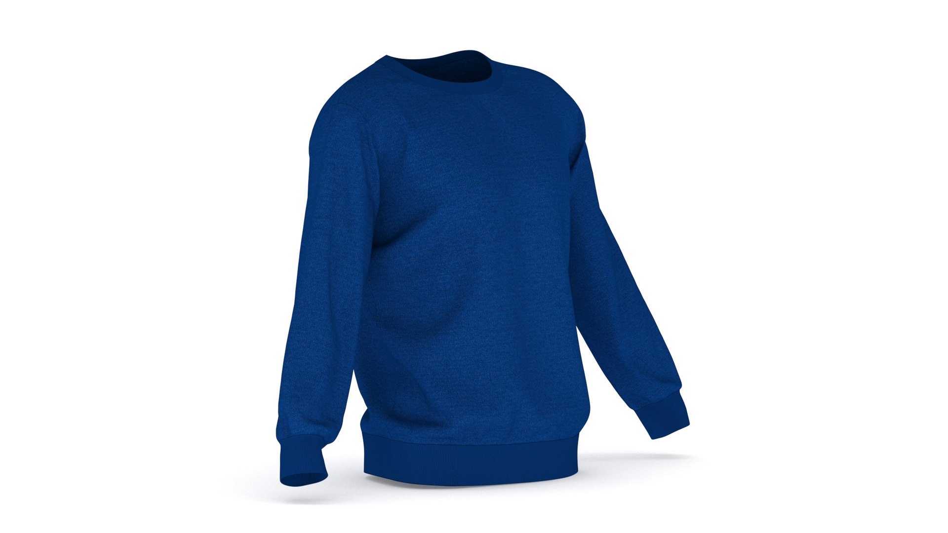 Sweatshirt For Men Blue model - TurboSquid 2166360