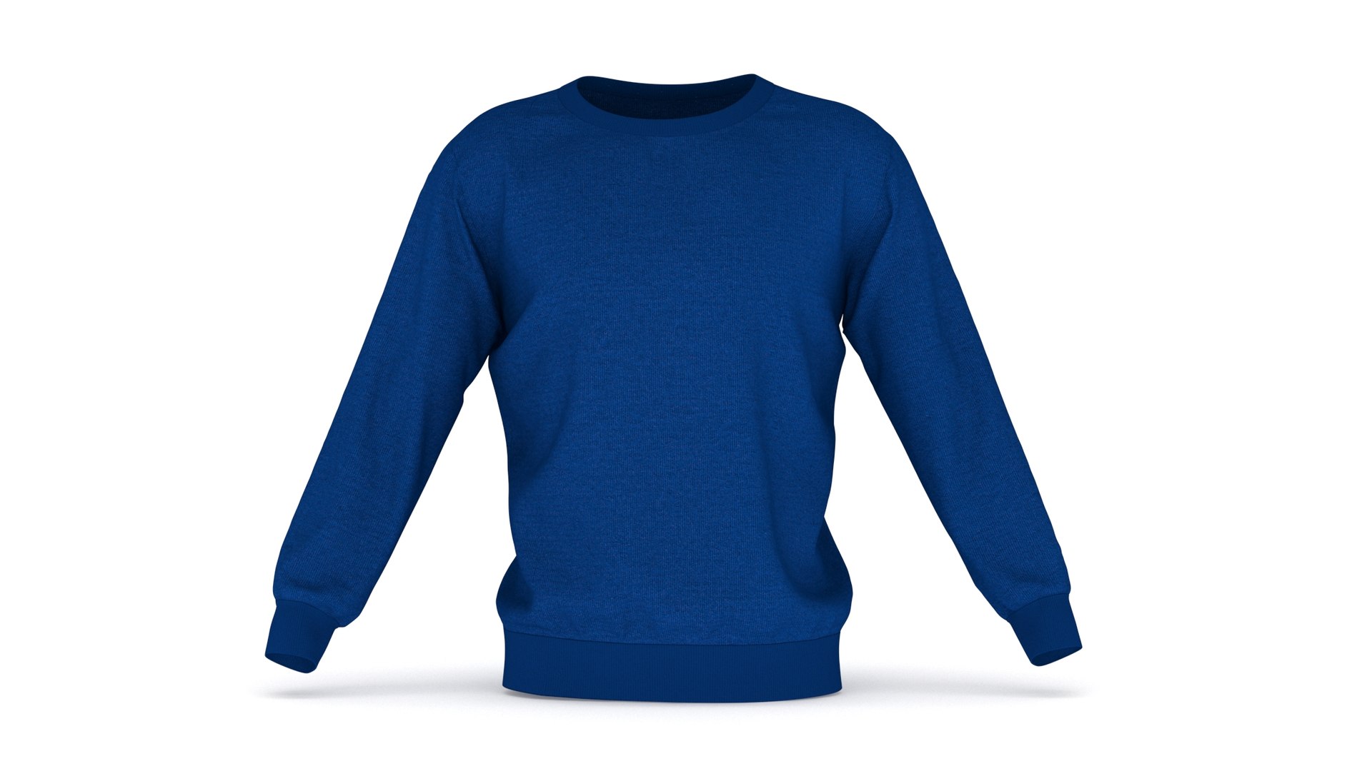Sweatshirt For Men Blue model - TurboSquid 2166360