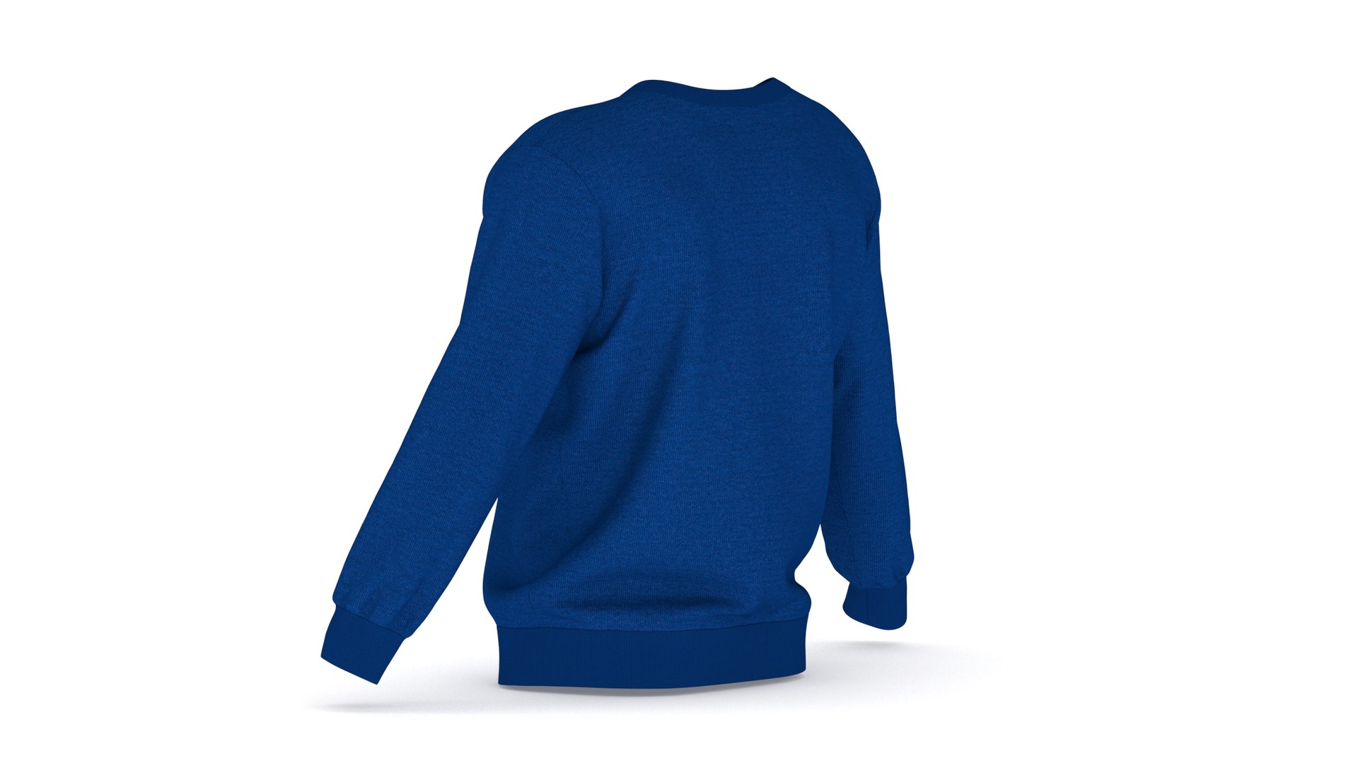 Sweatshirt For Men Blue model - TurboSquid 2166360