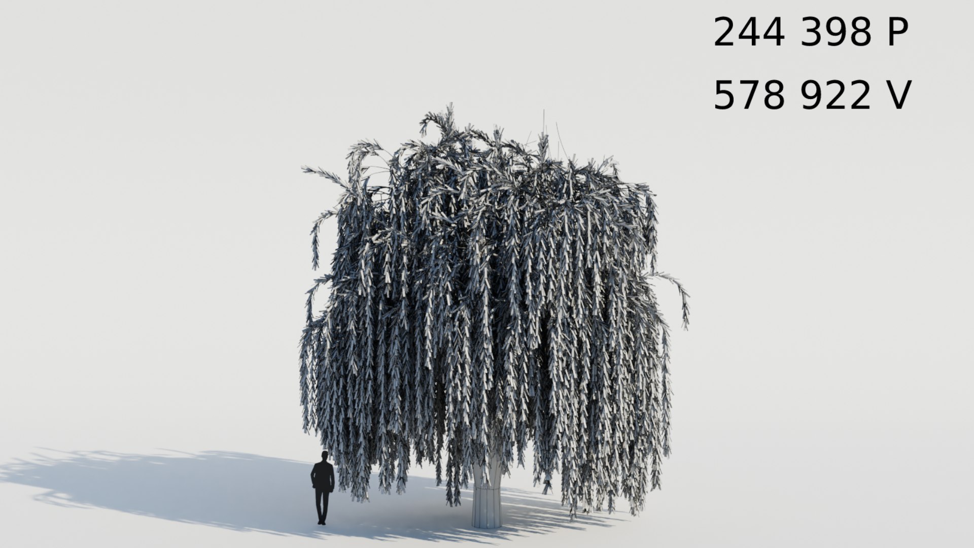 3D Weeping Willow Trees Model - TurboSquid 1949355