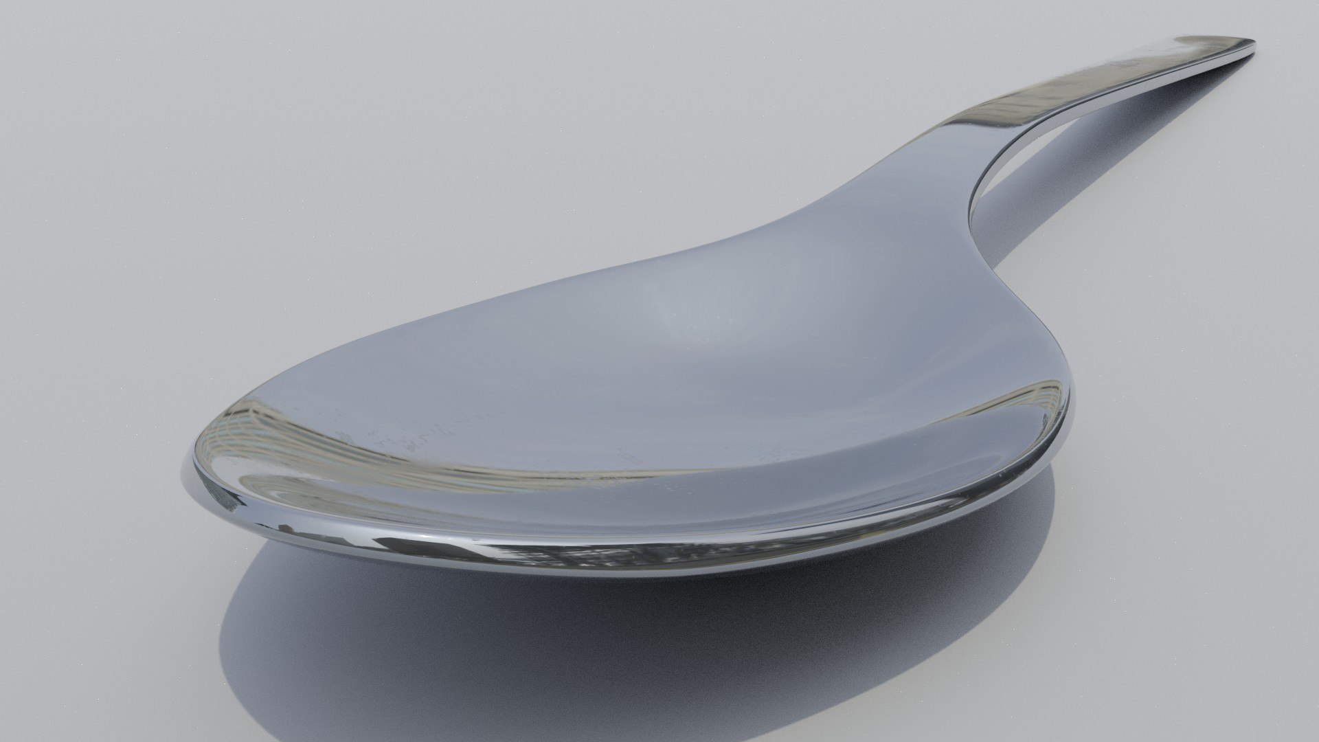 3D Stainless Steel Spoon model - TurboSquid 1877239