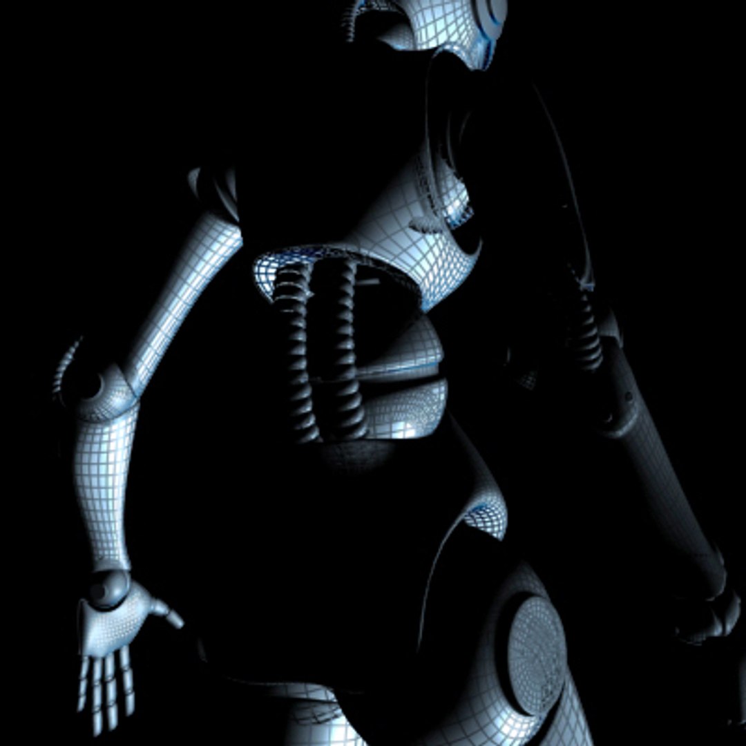 Colored Robeca Robot 3d Model