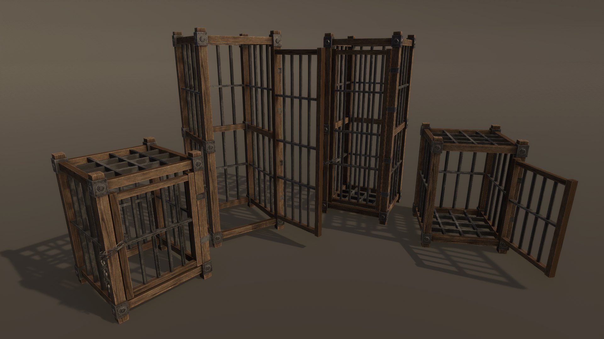 Fantasy Cages - Game Props 3D Model - TurboSquid 2228649
