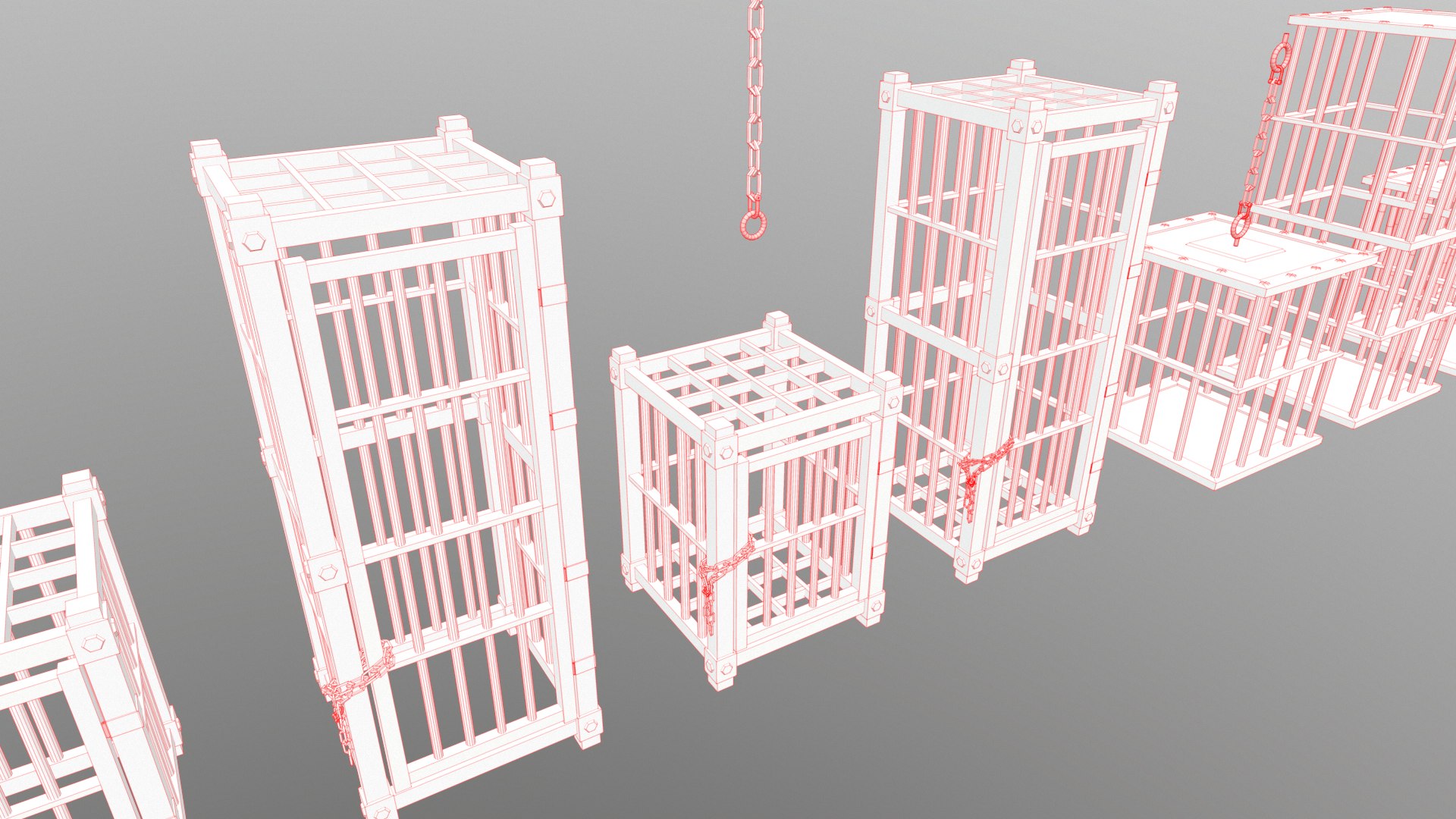 Fantasy Cages - Game Props 3D Model - TurboSquid 2228649