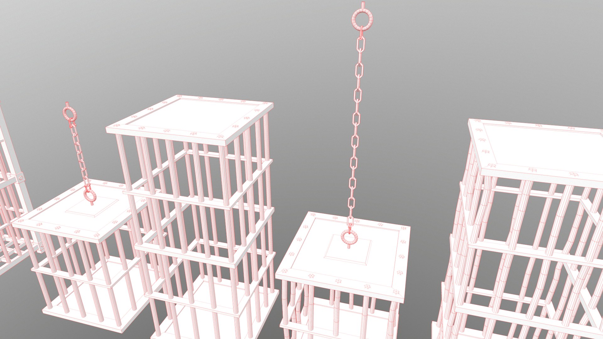 Fantasy Cages - Game Props 3D Model - TurboSquid 2228649