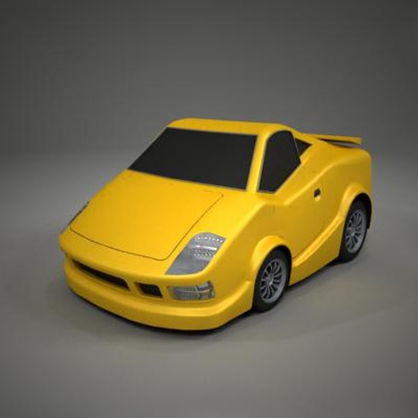 3d model sport toon car