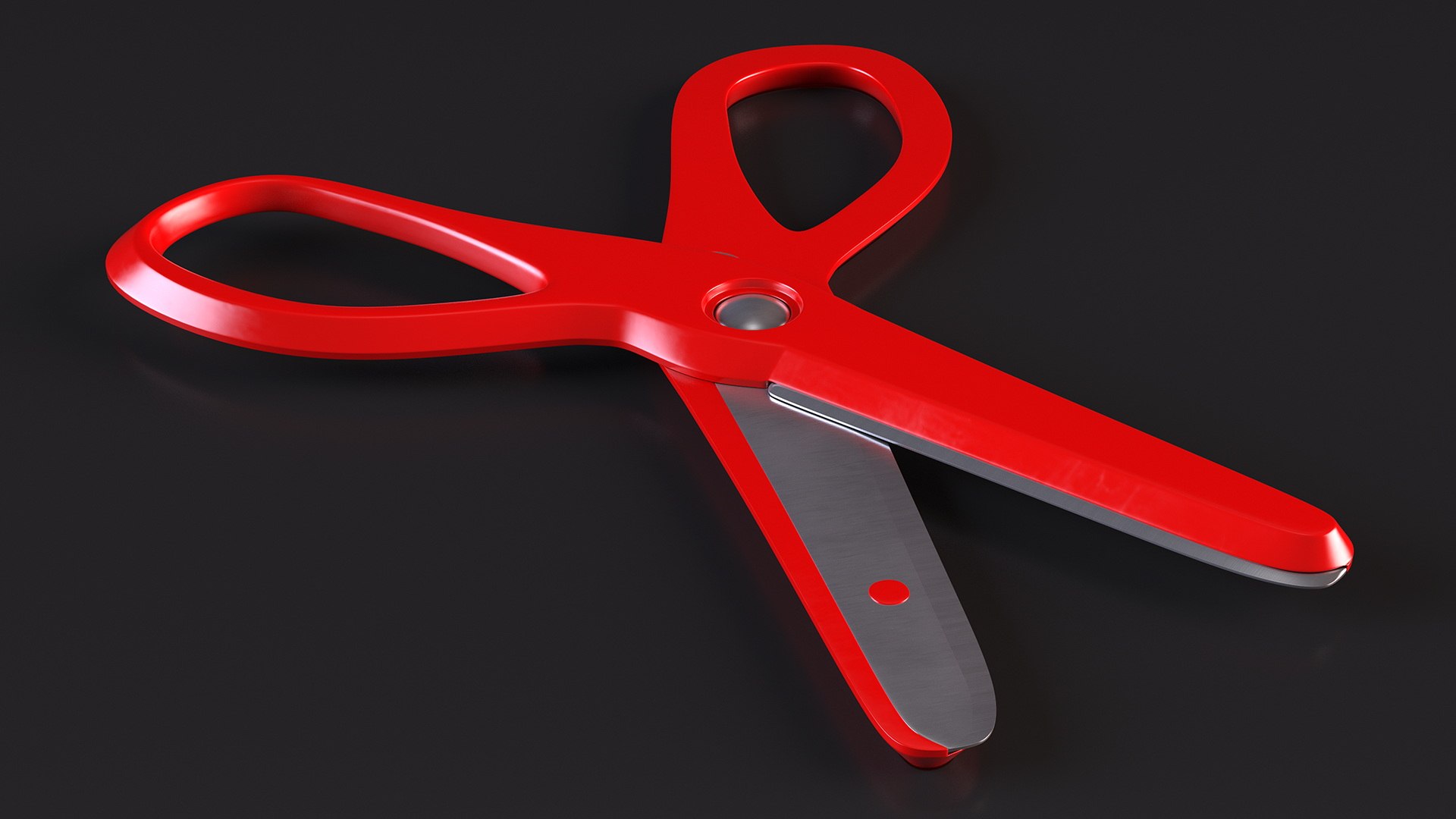 3D Model Childrens Safety Kids Scissors - TurboSquid 2147276