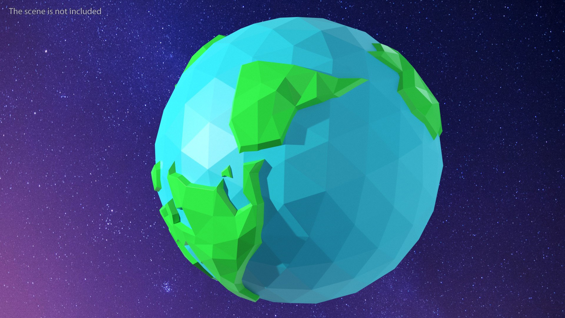 Cartoon Stylized Earth Model - TurboSquid 1961363
