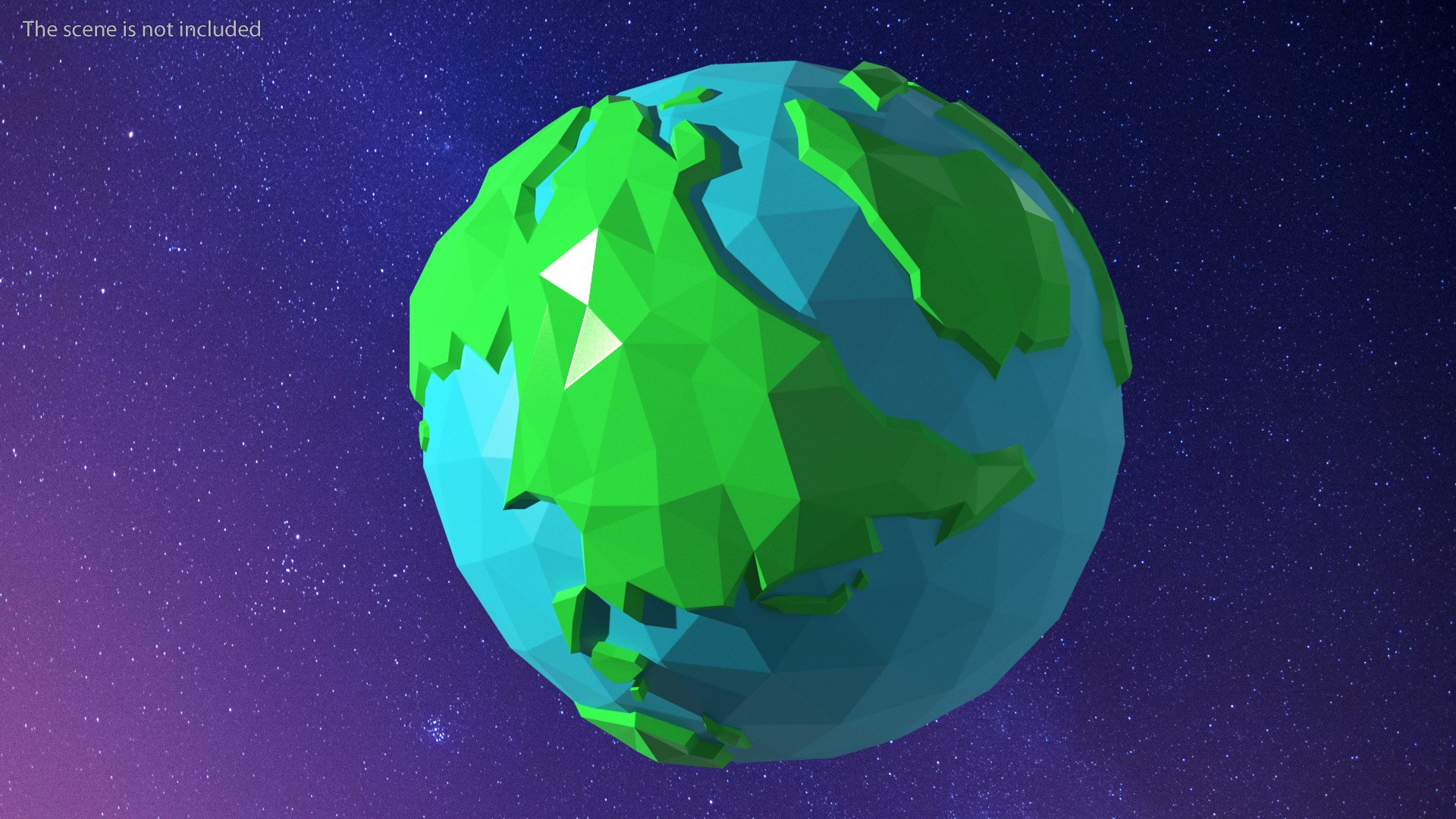 Cartoon Stylized Earth Model - TurboSquid 1961363