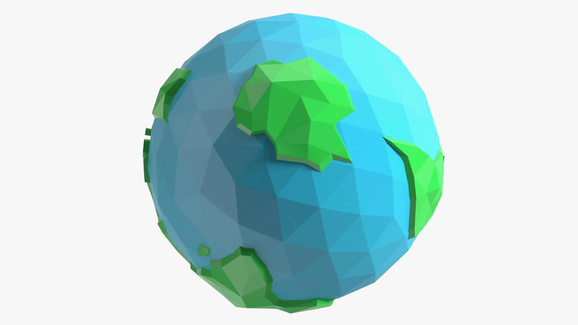 Cartoon Stylized Earth model - TurboSquid 1961363
