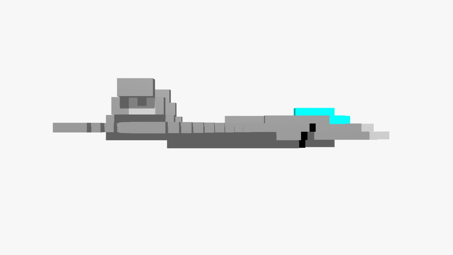 F22 Raptor - Pixelated Model - TurboSquid 1897306