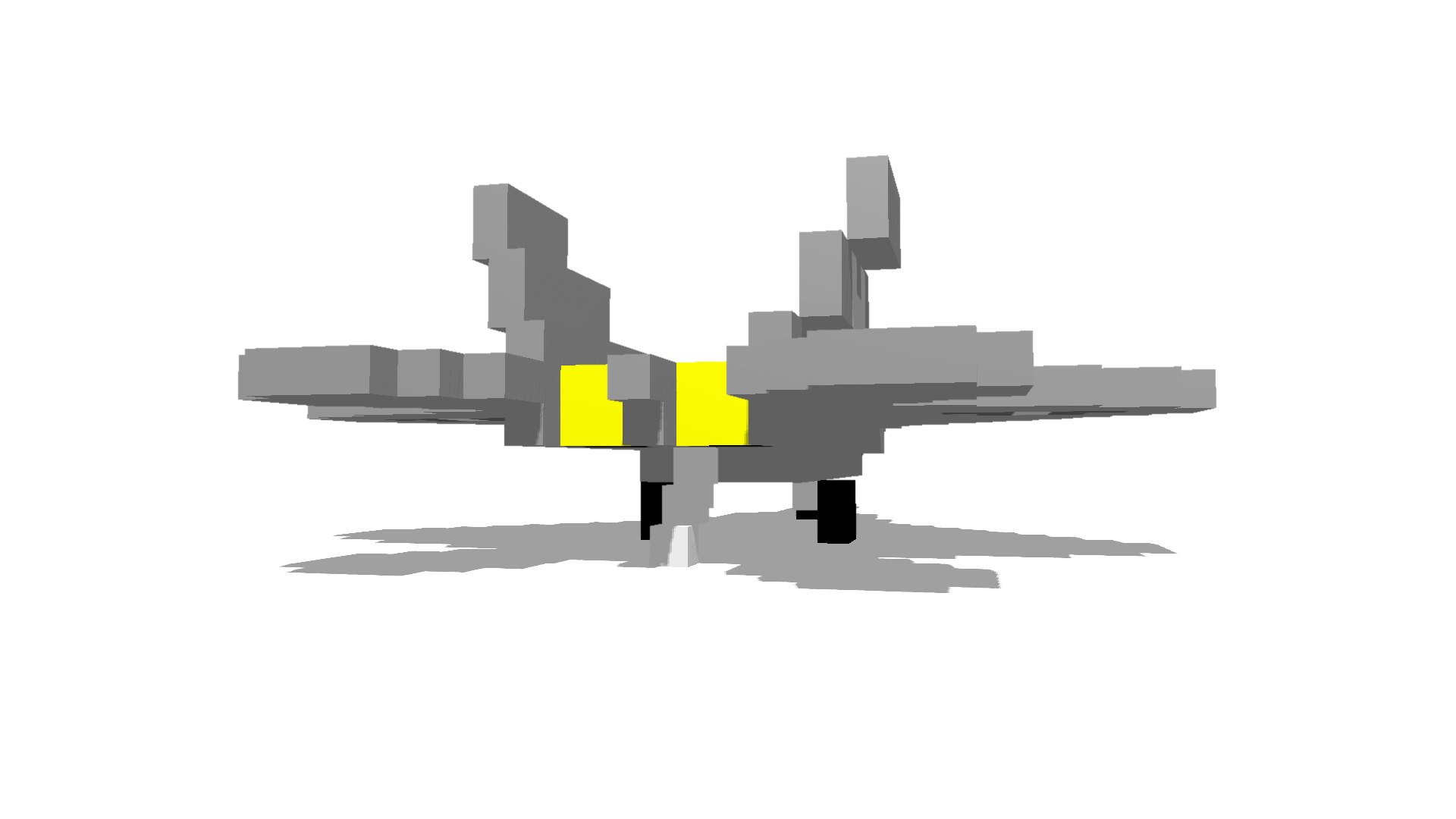 F22 Raptor - Pixelated Model - TurboSquid 1897306