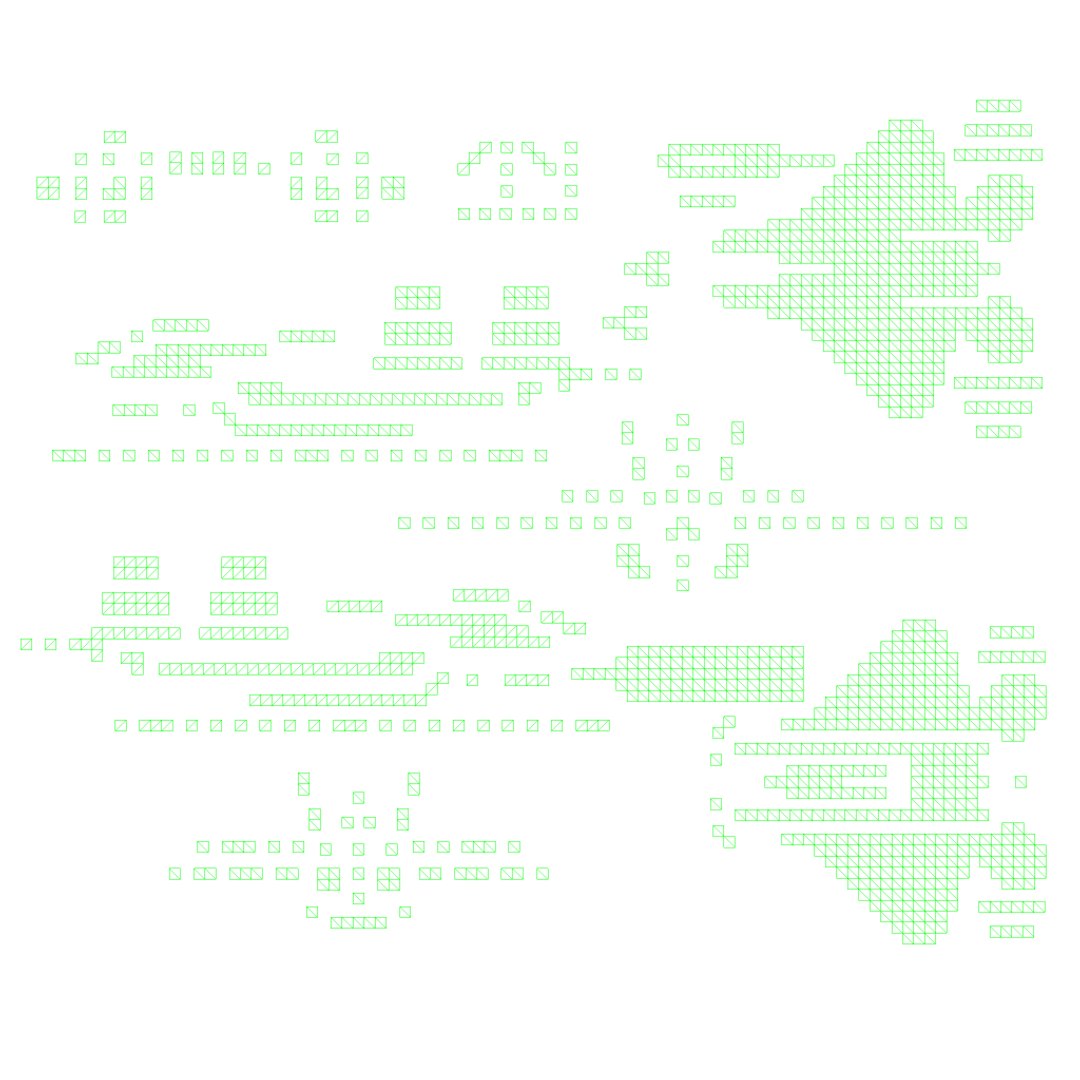 F22 Raptor - Pixelated Model - TurboSquid 1897306