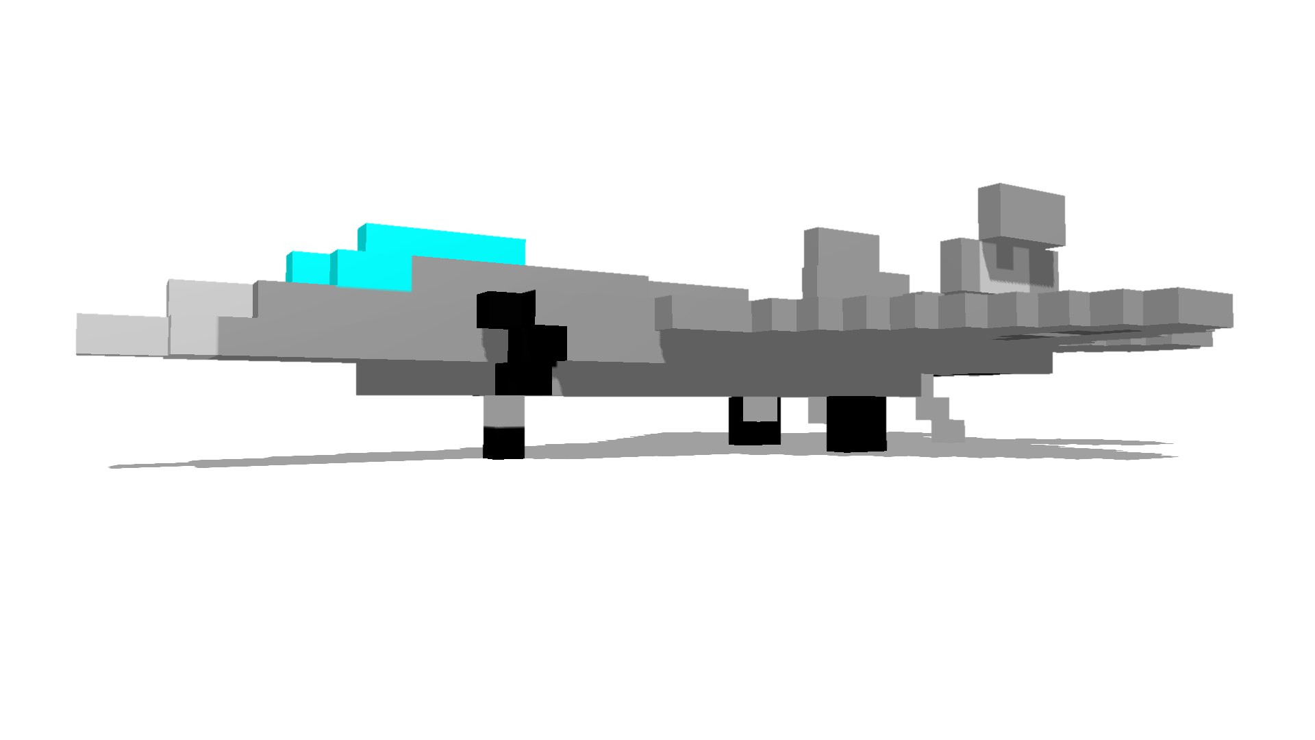F22 Raptor - Pixelated Model - TurboSquid 1897306
