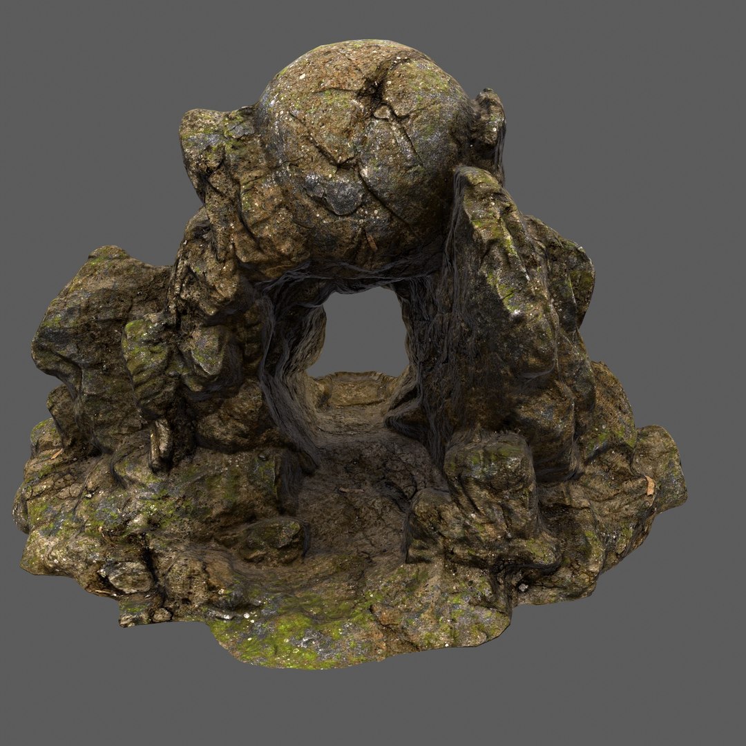 3D Skull Cave Model - TurboSquid 1195169