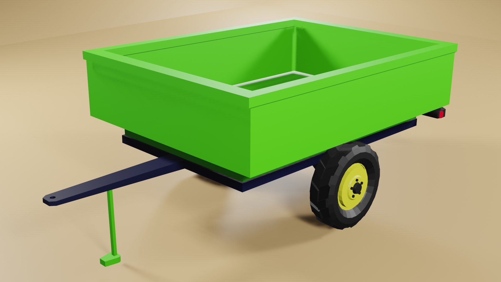 3D Agriculture Tractor Hilux Toyot And Material Low Poly Model ...