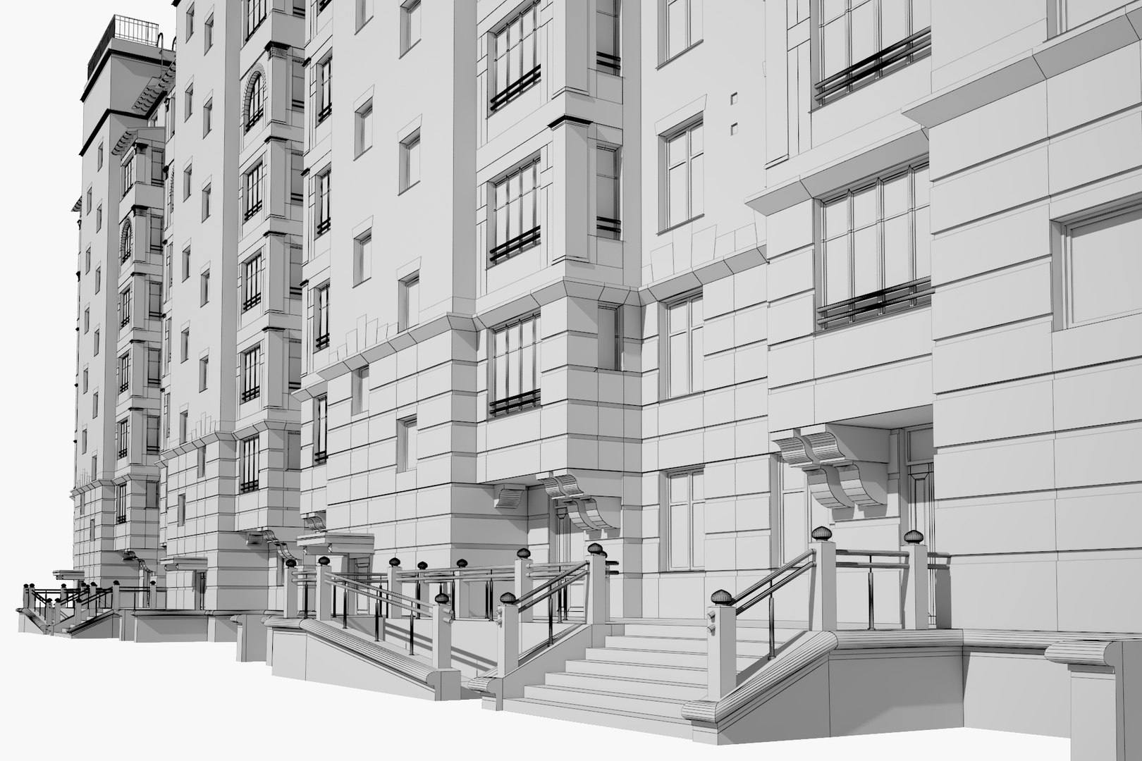 3d Building Residential