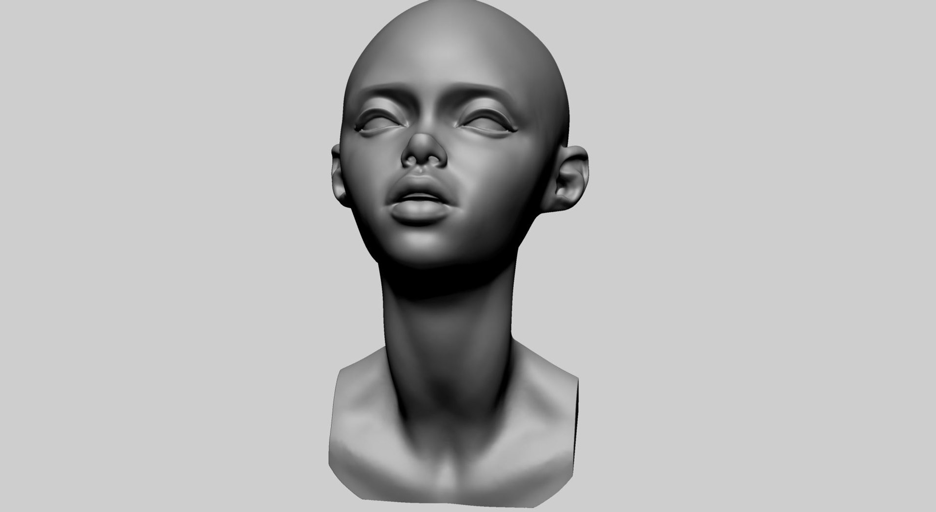 Stylized Female Head D 3D Model - TurboSquid 2198908